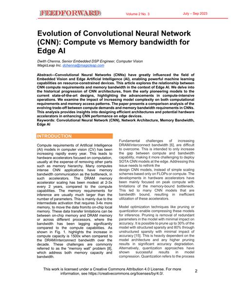 Pdf Evolution Of Convolutional Neural Network Cnn Compute Vs
