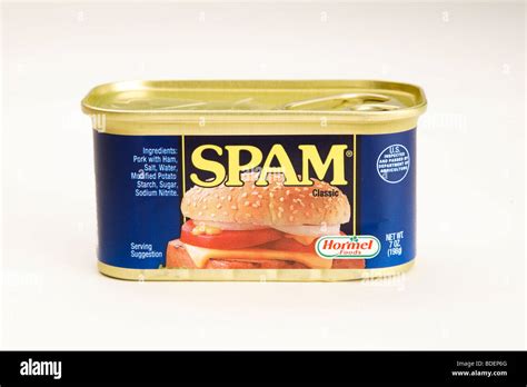 Spam canned meat -Fotos und -Bildmaterial in hoher Auflösung – Alamy