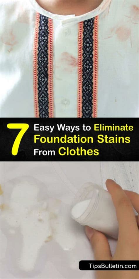 Remove Foundation From Clothes Eliminating Foundation Stains