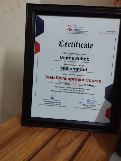 Umm E Rubab On Linkedin Webdevelopment Certificate Achievement Codingjourney Techskills