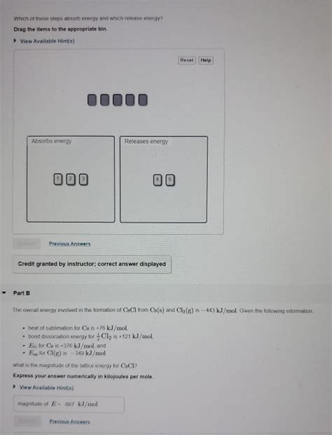 Solved Part A The Electrostatic Attraction Between Chegg Com