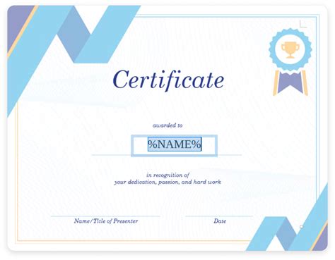 how to create a certificate in libreoffice