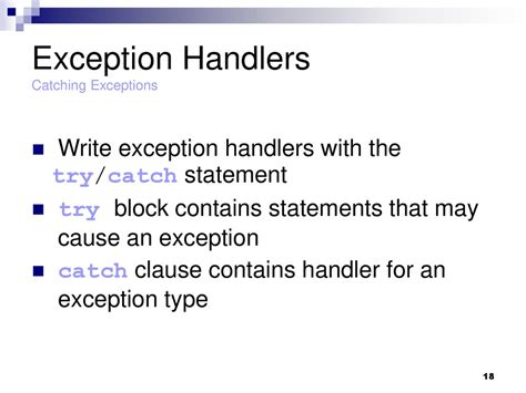 cse 501n fall 09 17 exception handling ppt download
