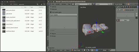 blend library asset manager for blender