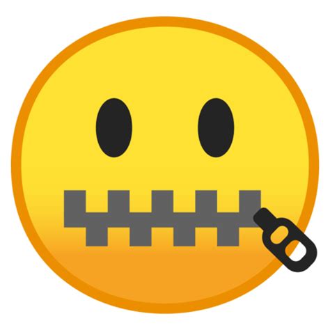 🤐 Zipper Mouth Face Emoji Meaning
