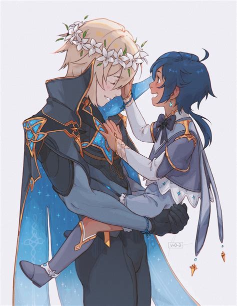 Kaeya And Dainsleif Genshin Impact Drawn By Vizerothree Danbooru