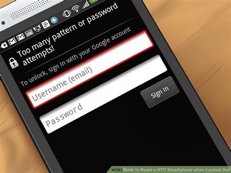 How To Reset A HTC Smartphone When Locked Out Steps