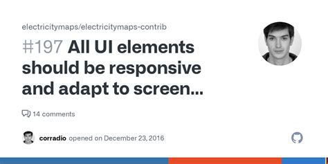 All Ui Elements Should Be Responsive And Adapt To Screen Sizes · Issue 197 · Electricitymaps