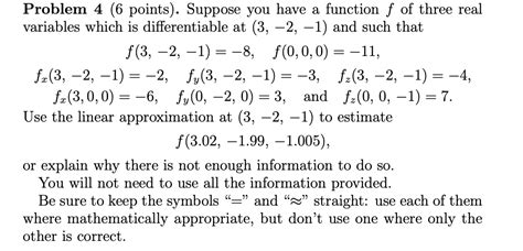 Solved Problem 4 6 Points Suppose You Have A Function F