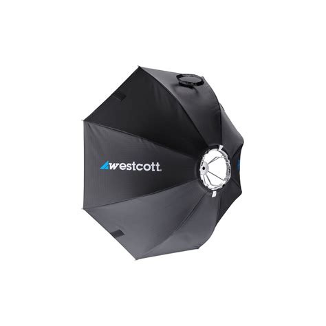 Westcott Compact Collapsible Umbrella Optical White Satin Diffusion