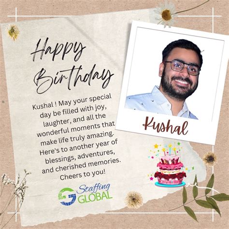 Staffing Global Network Llp On Linkedin “happy Birthday Kushal Your Dedication And Hard Work