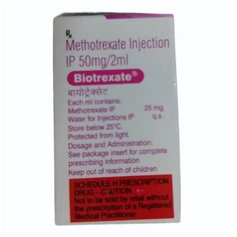 50mg Methotrexate Injection 2 Ml At ₹ 80 Vial In Surat Id 2854127288562