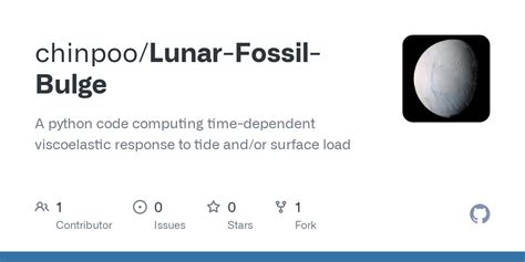 Github Chinpoolunar Fossil Bulge A Python Code Computing Time
