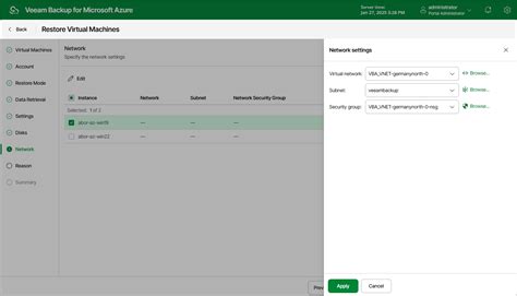 Step 8 Configure Network Settings Veeam Backup For Microsoft Azure Guide