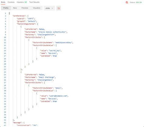 Use Oracle Advanced Authentication Rest Apis With Postman