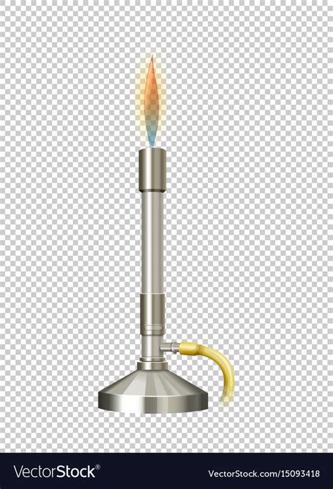 Lab Burner With Hot Flame Royalty Free Vector Image