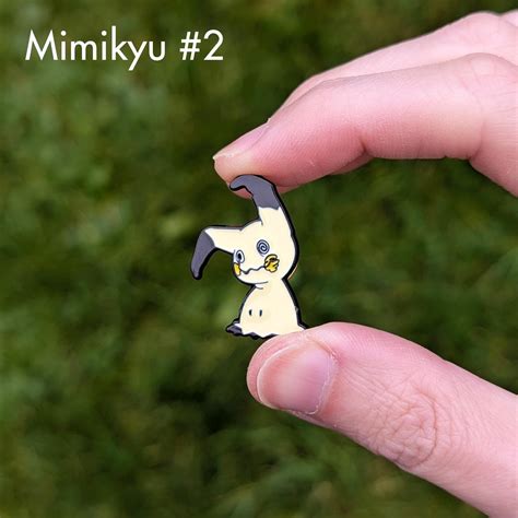 Mimikyu Pokemon Enamel Pins Cute Anime And Gaming Pins Etsy