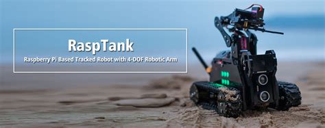 adeept rasptank wifi wireless smart robot car kit for raspberry pi 3