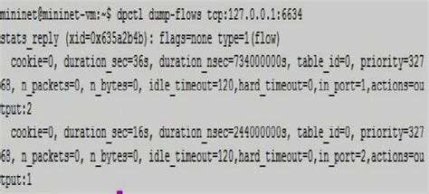 The Content Of Manually Installed Flow Table Download Scientific Diagram