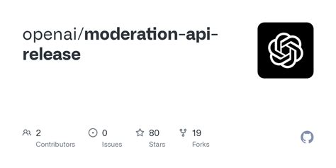 Github Openaimoderation Api Release