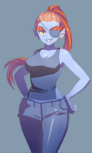 Undyne Undertale Drawn By B Danbooru