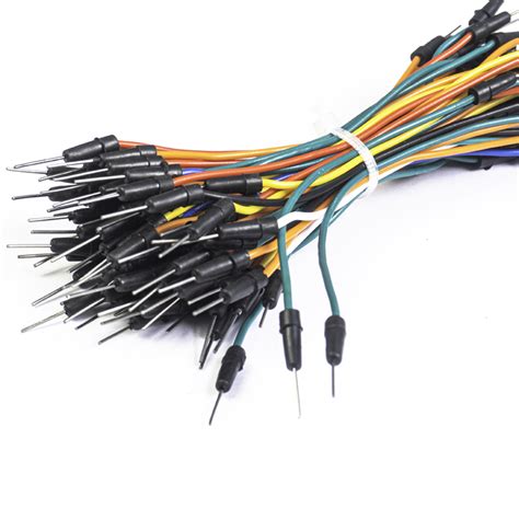 面包板插线专用连接线一扎65根一捆实验线转接跳线电子元件配件 虎窝淘