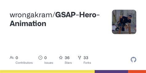 Github Wrongakram Gsap Hero Animation