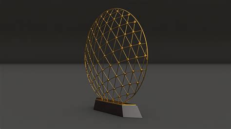 Wire Frame Sphere Model Turbosquid 2115737