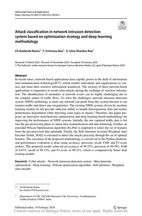 Attack Classification In Network Intrusion Detection System Based On