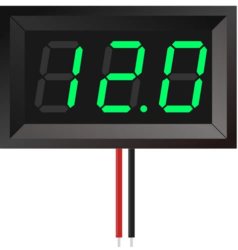 How To Use 7 Segment Panel Voltmeter Pinouts Specs And Examples Cirkit Designer