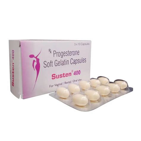 Progesterone Soft Gelatin Capsule At Rs 456strip Progesterone Soft