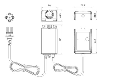Actuator Accessory Emergency Button Teb2 Series Timotion Timotion
