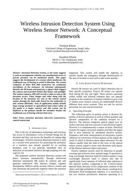 Pdf Wireless Intrusion Detection System Using Wireless … · Wireless Intrusion Detection System