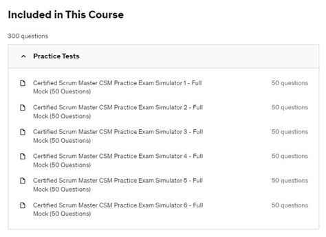 Certified Scrum Master Csm Practice Guarantee Pass On 1st Try Complete Set Of 6 Full