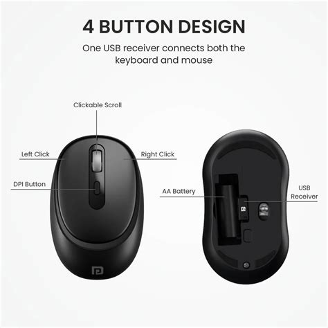 Portronics Key7 Combo Wireless Keyboard Mouse Set At ₹ 1079 Set Logitech Keyboard And Mouse