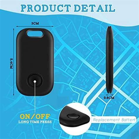 6 Pcs Key Finder Smart Trackers Tracking Bluetooth Tracker For Keys Pets Wallets And Babe Bag