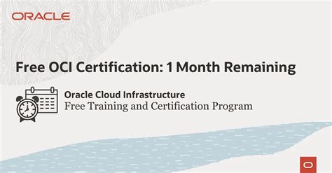 Time Is Running Out To Get Oracle Cloudinfrastructure Oci Certified For Free Ken Jensen