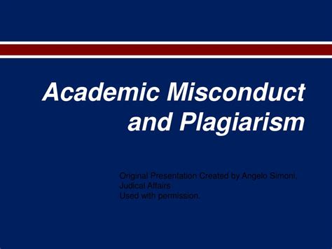 Ppt Academic Misconduct And Plagiarism Powerpoint Presentation Free