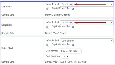 Configuring Data Fields