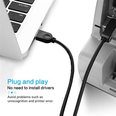 Usb 2 0 Printer Cable For Camera Epson Hp Canon Pr Vicedeal