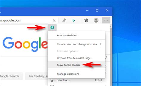How To Choose Which Extensions Appear On Your Edge Toolbar