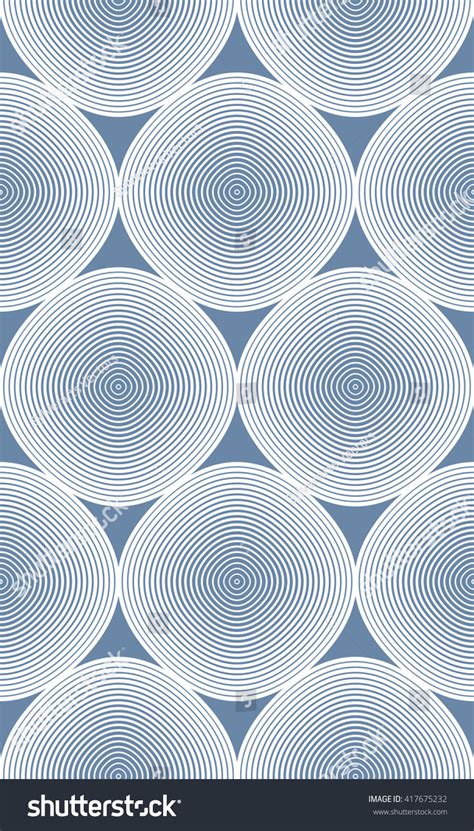 Continuous Vector Pattern Graphic Lines Decorative Stock Vector