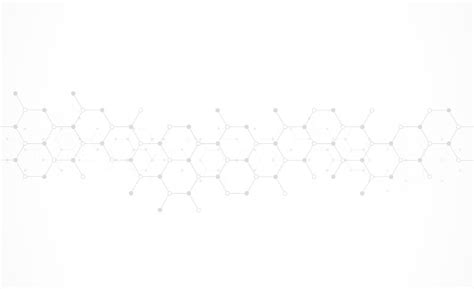 회색 배경에 육각 패턴 유전 연구 분자 구조 화학 공학 혁신 기술의 개념 설계 의료 과학 및 의학 배경에 사용 Dna에 대한 스톡 벡터 아트 및 기타 이미지 Istock