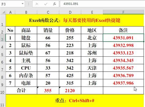 Excel快捷键ctrl Shift系列，提高效率，拒绝加班 知乎