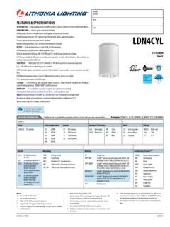 FEATURES SPECIFICATIONS LED Lighting Features Specifications Led Lighting Pdf PDF PRO