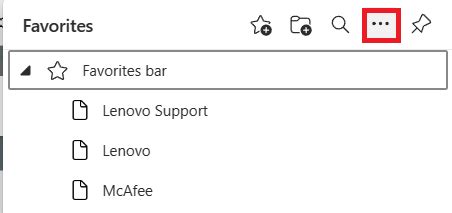 How To Backup Or Export Edge Favorites In Windows Any Tech Stuff