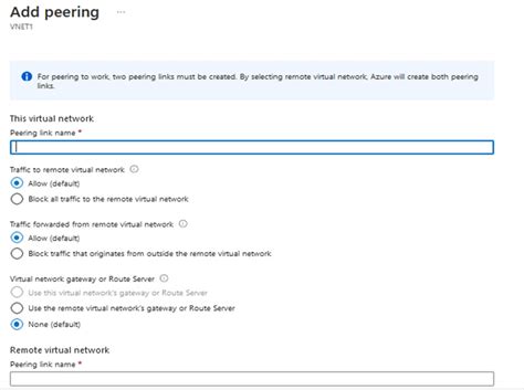 Azure Virtual Network Peering Overview Cloudwithease