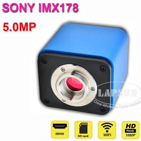 5mp 1080p 60fps Hdmi Wifi Microscope Camera With Sony Imx178 Sensor