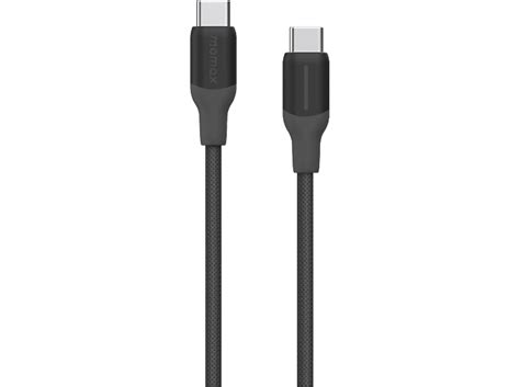 Momax Dc26d 1 Link Type C To Type C 100w Usb C 3 0m Şarj Kablosu Siyah