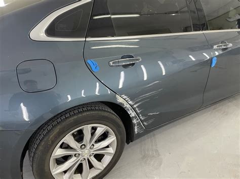 쉐보레 말리부 뒷휀더 및 뒷도어 복원 창원덴트 및 창원 외형복원 전문점은 서광덴트에서 맡기심이 좋습니다 창원 부분도색 전문 네이버 블로그